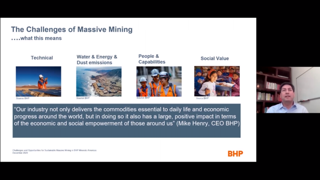 BHP y MassMin 2020: Desafíos por caída de leyes - Mch