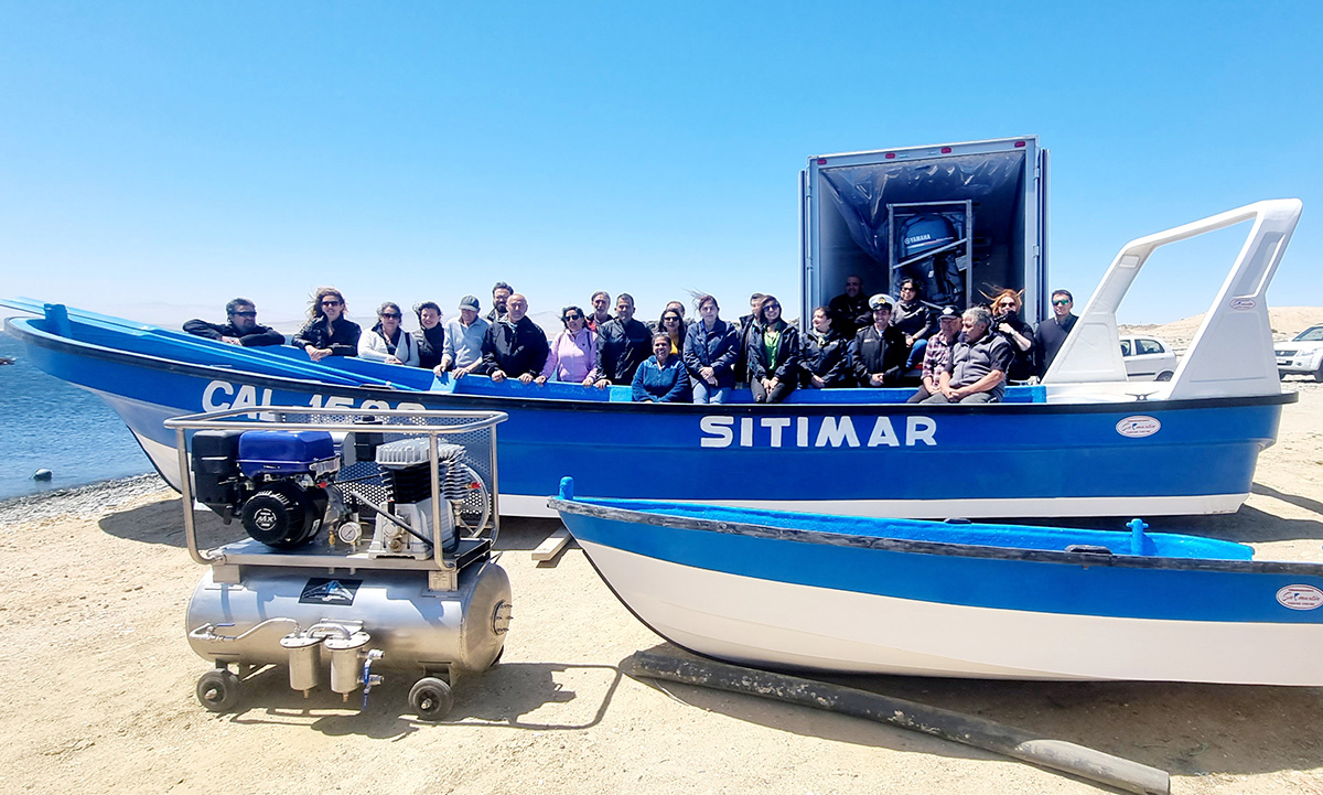 Candelaria apoya actividad productiva de Sindicato de Pescadores Sitimar