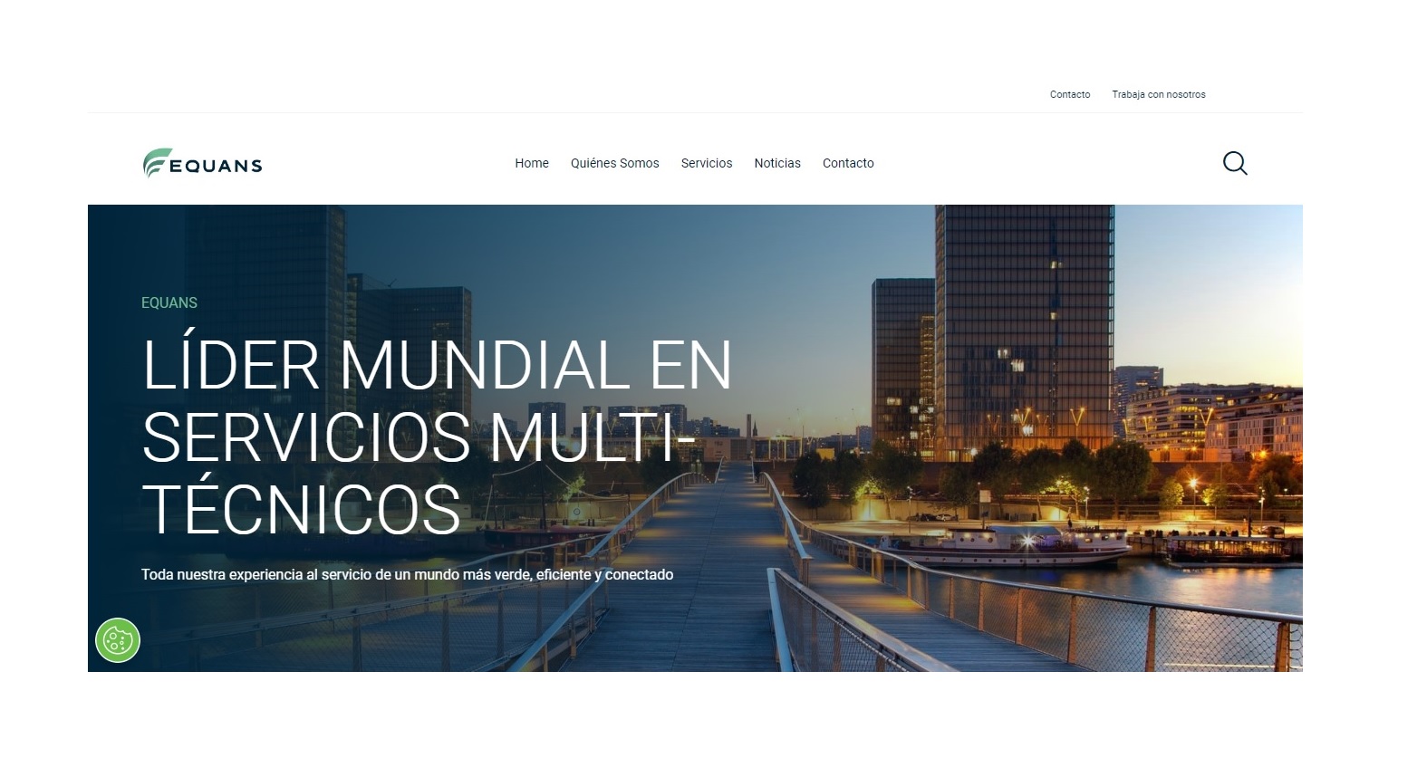 EQUANS Chile presenta su nuevo sitio web